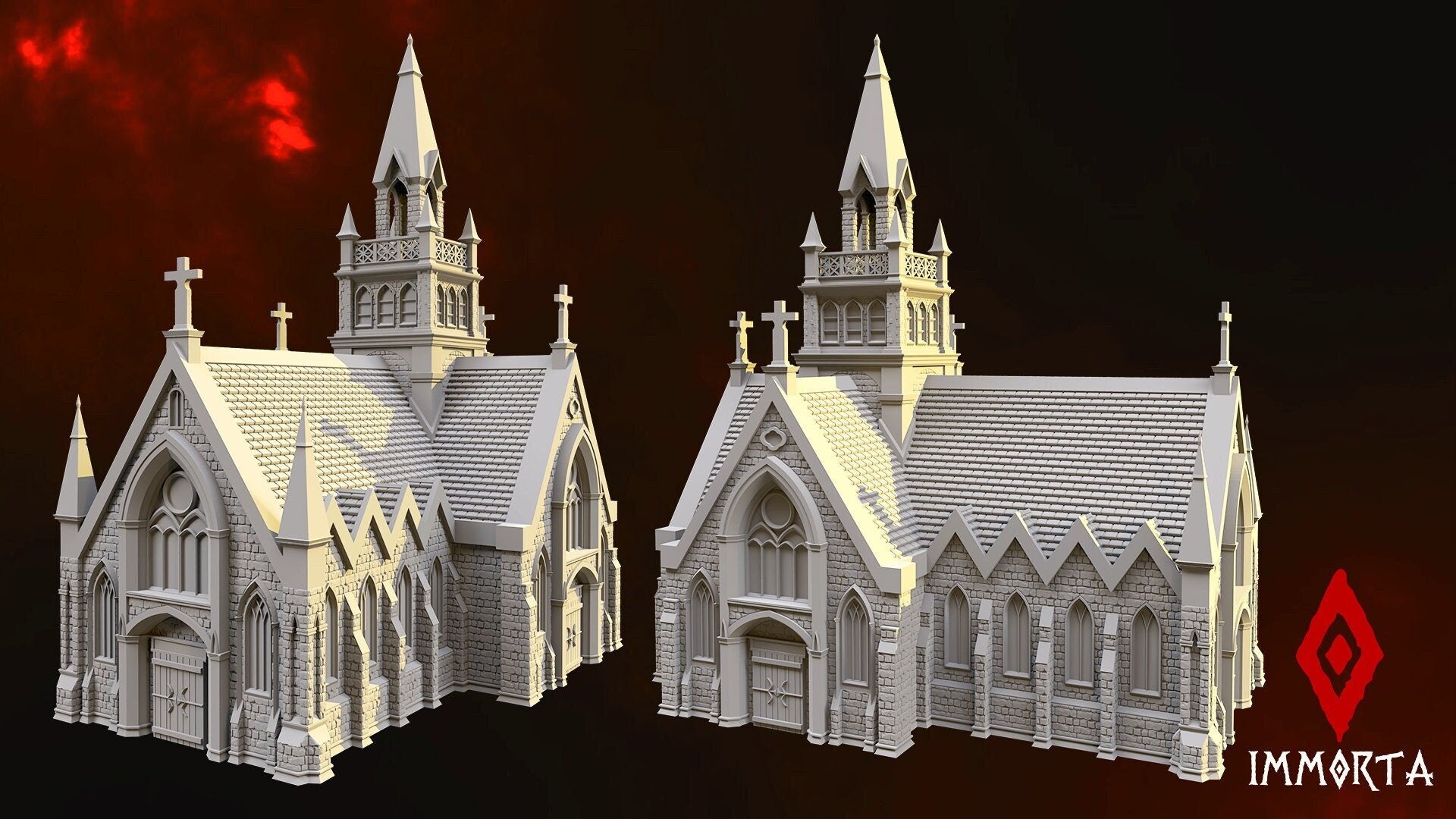 Stone Priest's Chapel | Playable 3D Printed Building | IMMORTA ...