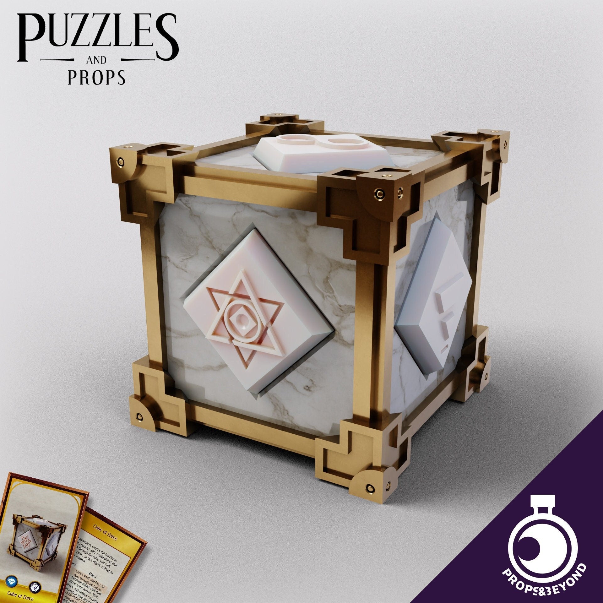 Cube of Force | DnD TTRPG LARP Gaming Prop | Puzzles & Props Miniature ...