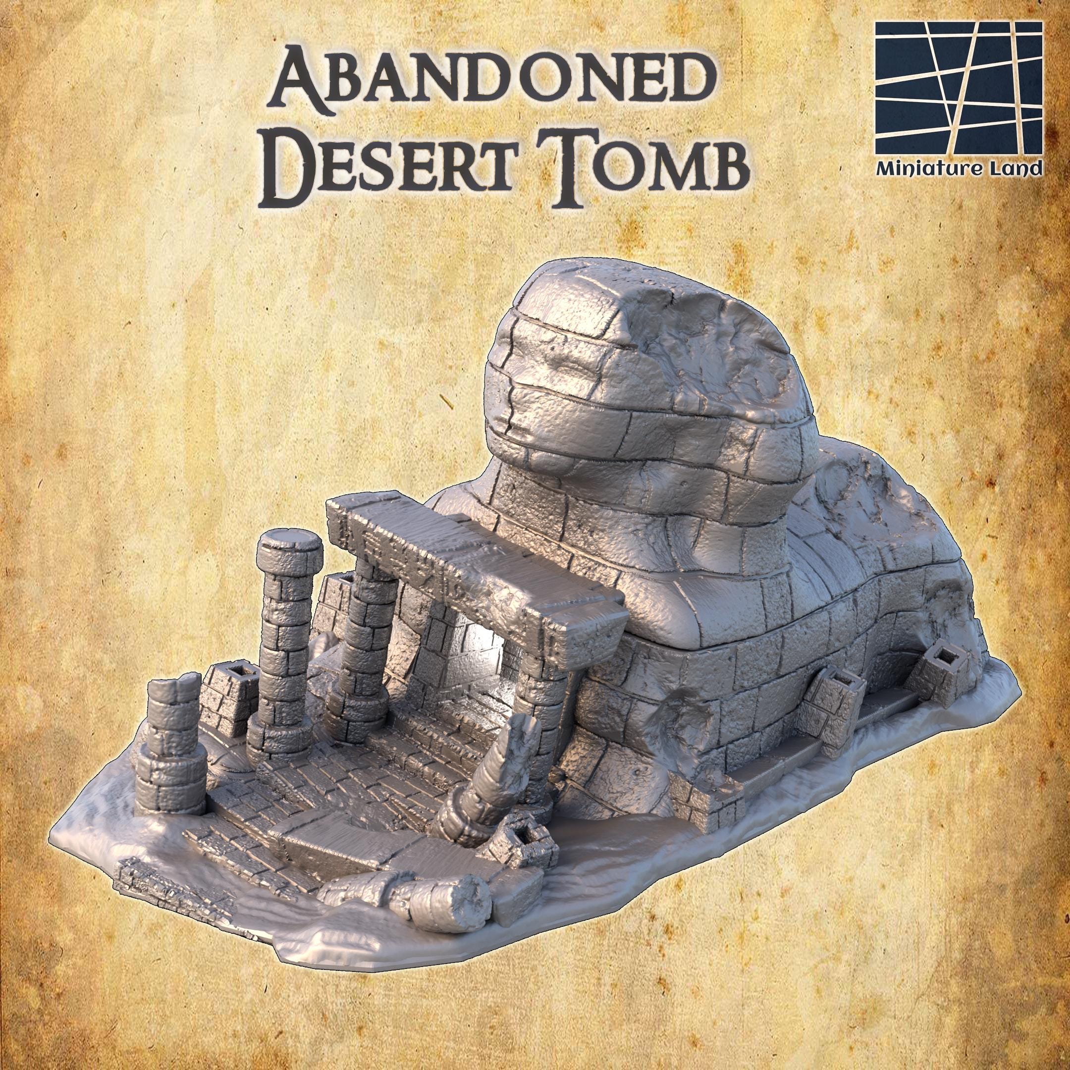 Abandoned Desert Tomb | TTRPG D&D Playable 3D Printed Building ...