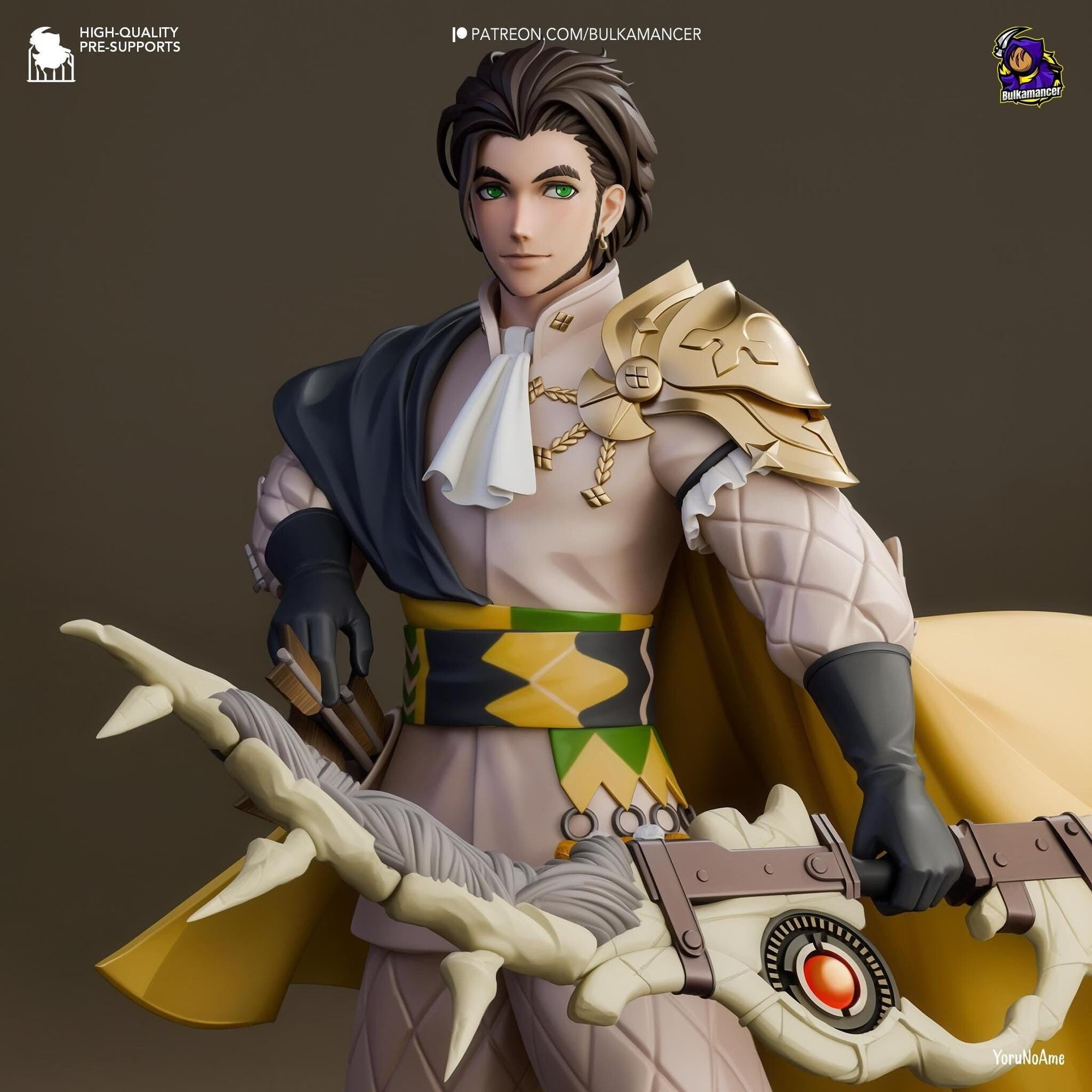 Master Tactician | Resin Garage Kit Sculpture Anime Video Game Fan Art ...
