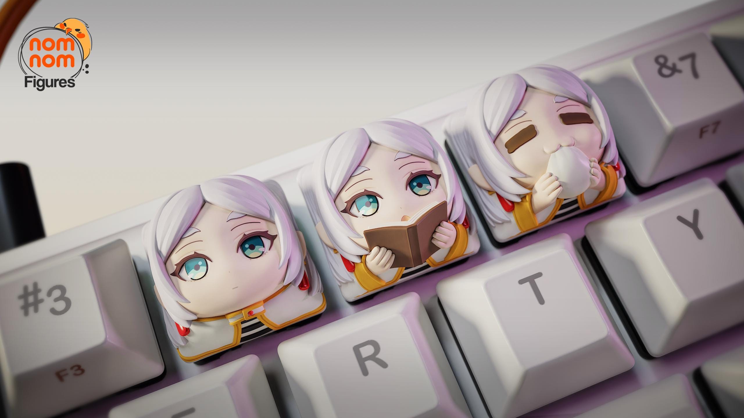 Keycaps - Brilliant Mage | 3D Printed Resin Anime Fan Art | Nomnom Fig ...